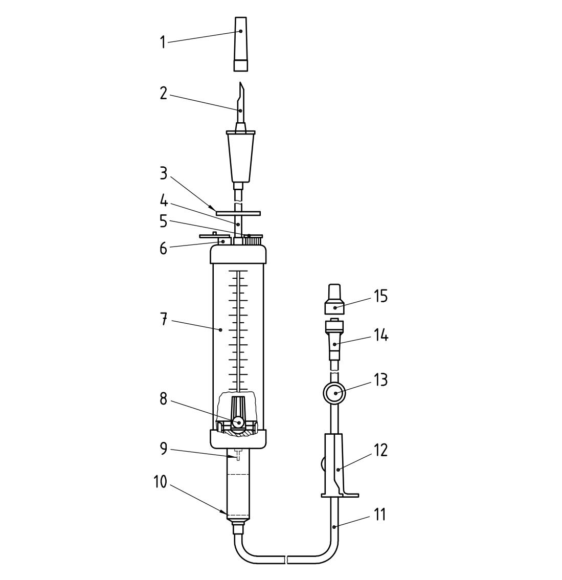 Components Parts Of Burette Measured Volume Pediatric Infusion Set components-parts-of-burette-measured-volume-pediatric-infusion-set
